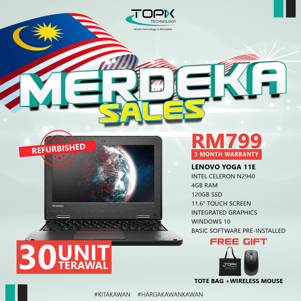 LENOVO THINKPAD YOGA 11E 4GB RAM 120GB SSD | TOPIX TECHNOLOGY